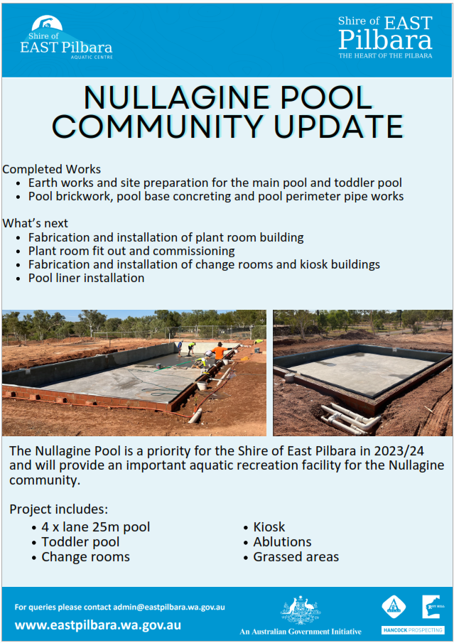Nullagine Aquatic Centre » Shire of East Pilbara