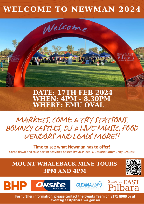 Welcome to Newman 2024 » Shire of East Pilbara